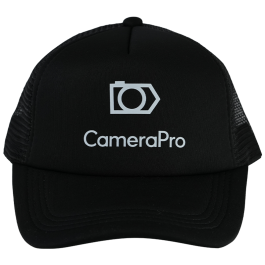 CameraPro Mesh Hat Black | CameraPro Australia