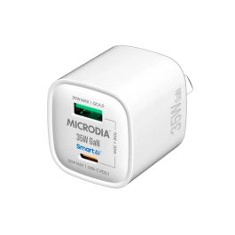 MICRODIA SMARTCube Nano 35W Dual Port GaN Wall Charger - White
